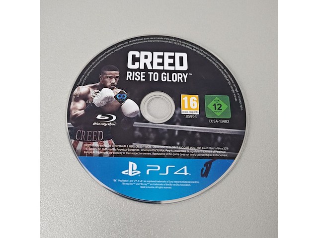 Creed Rise to Glory   PS4  samo disk