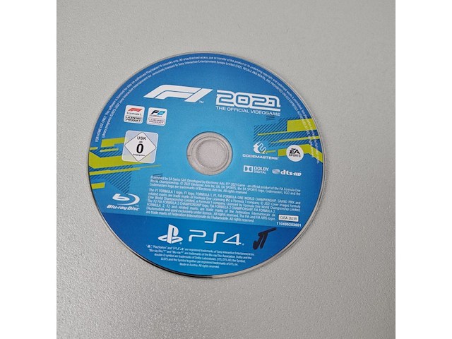 F1 Formula 1 2021   PS4 samo disk