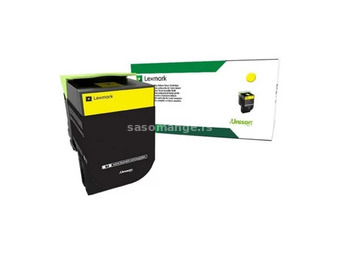 Toner LEXMARK 708 Return Program/žuta