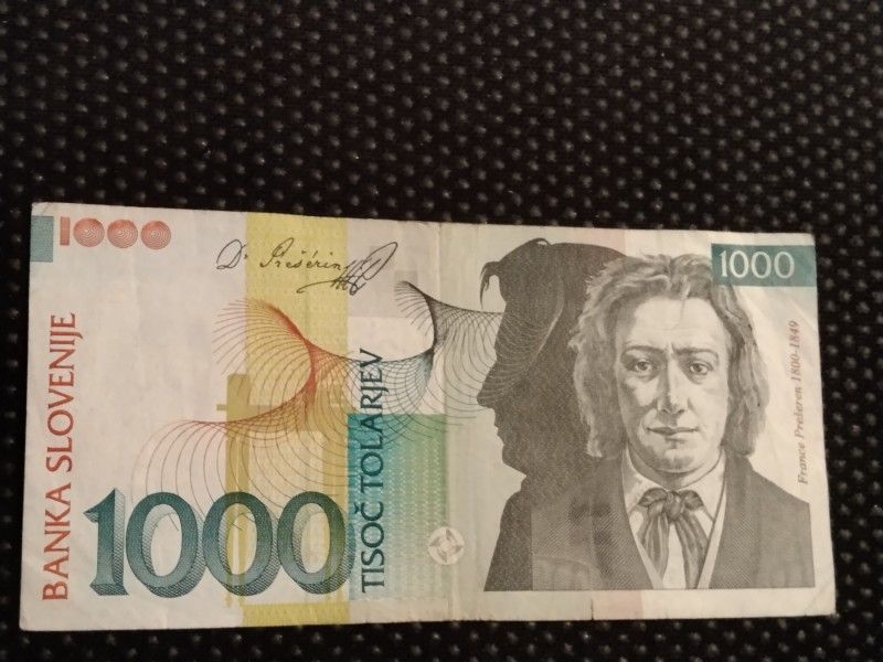 1000 tolara 2000 slovenija