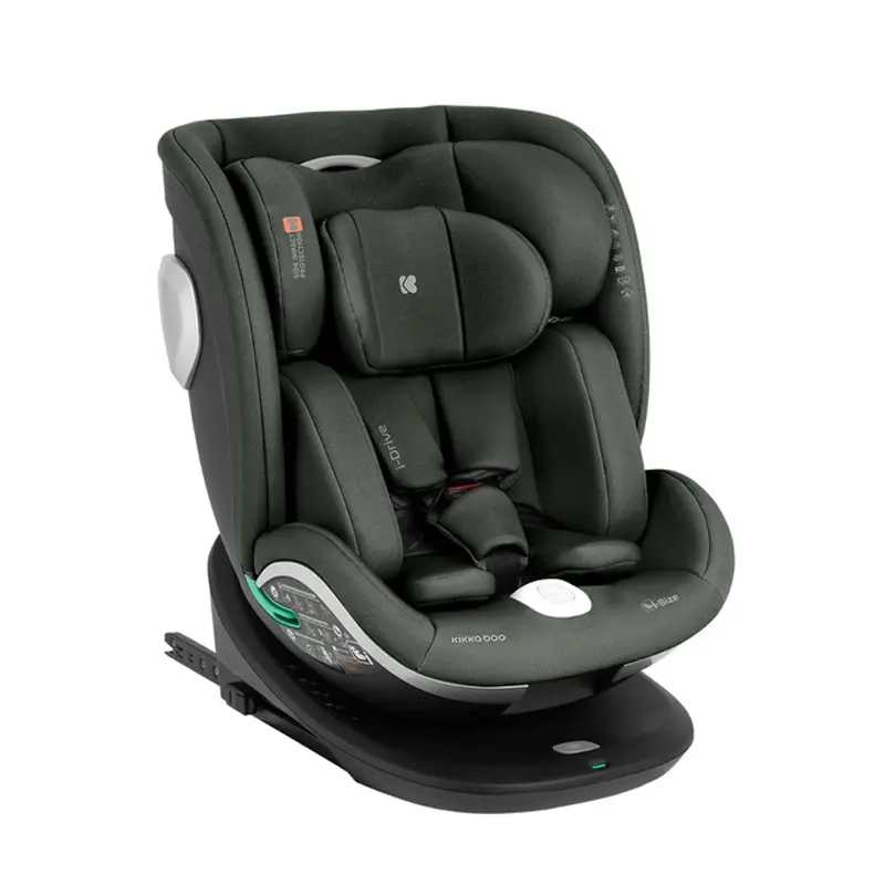 Kikka boo Auto sedište, i-Drive Isofix, i-Size, 40-150cm, Maslinasto