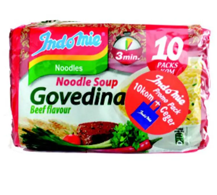 INDOMIE Nudle Ukus govedine 700g, 10 komada