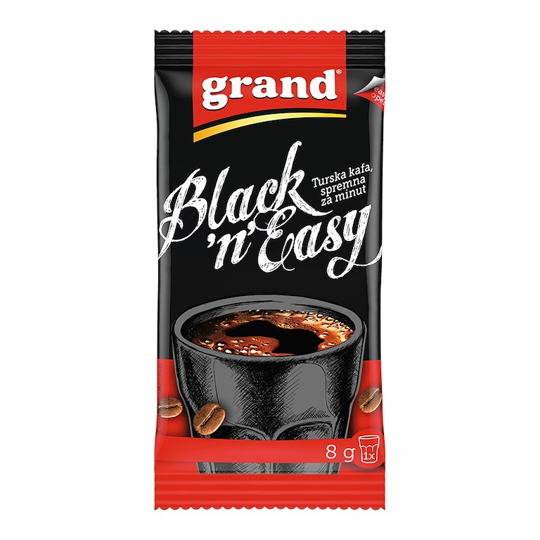 Kafa mlevena Black&Easy Grand 8g