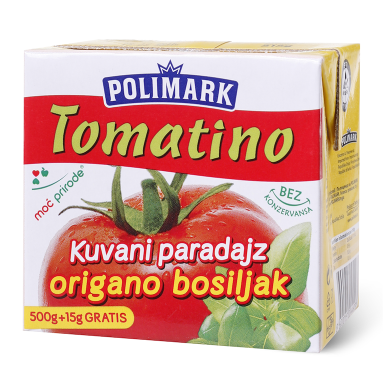 Tomatino sa origanom i bosiljkom 500ml