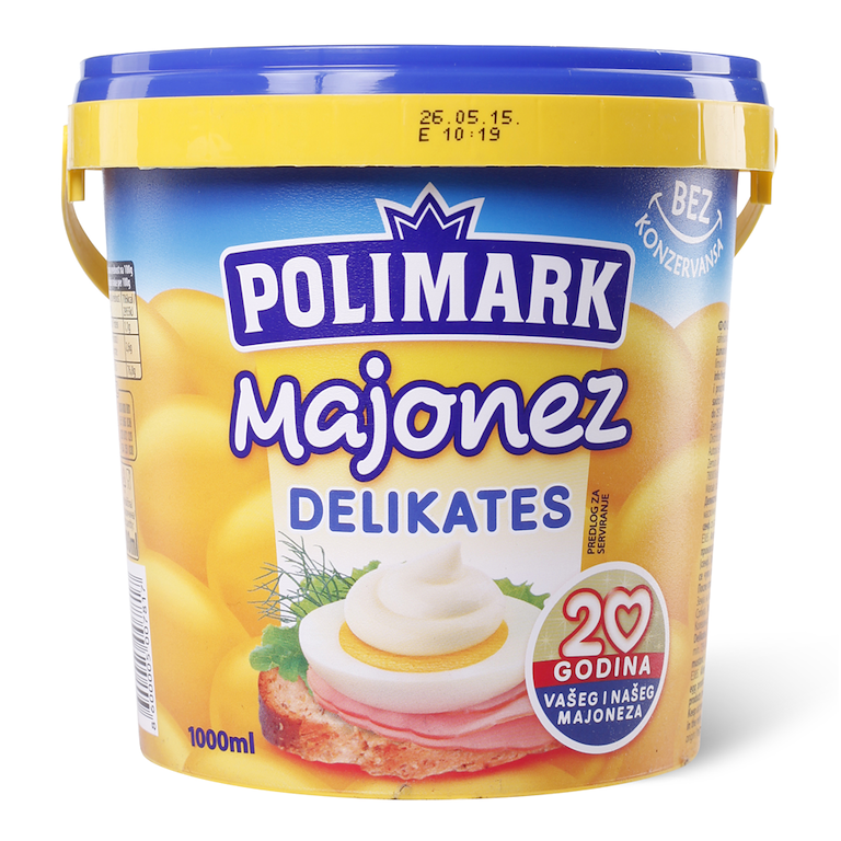 Majonez delikates Polimark kantica 1L