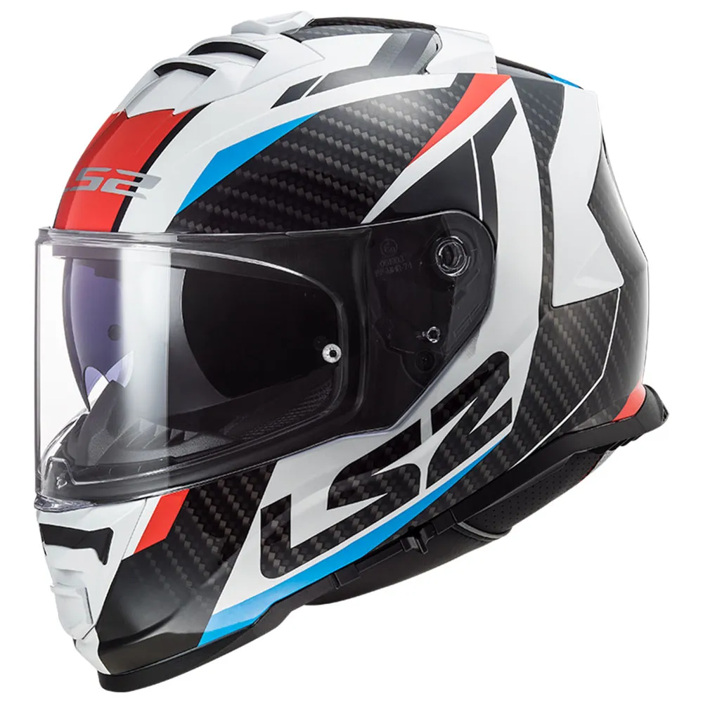 Kaciga LS2 Full Face FF800 STORM RACER crveno plava sa naočarima