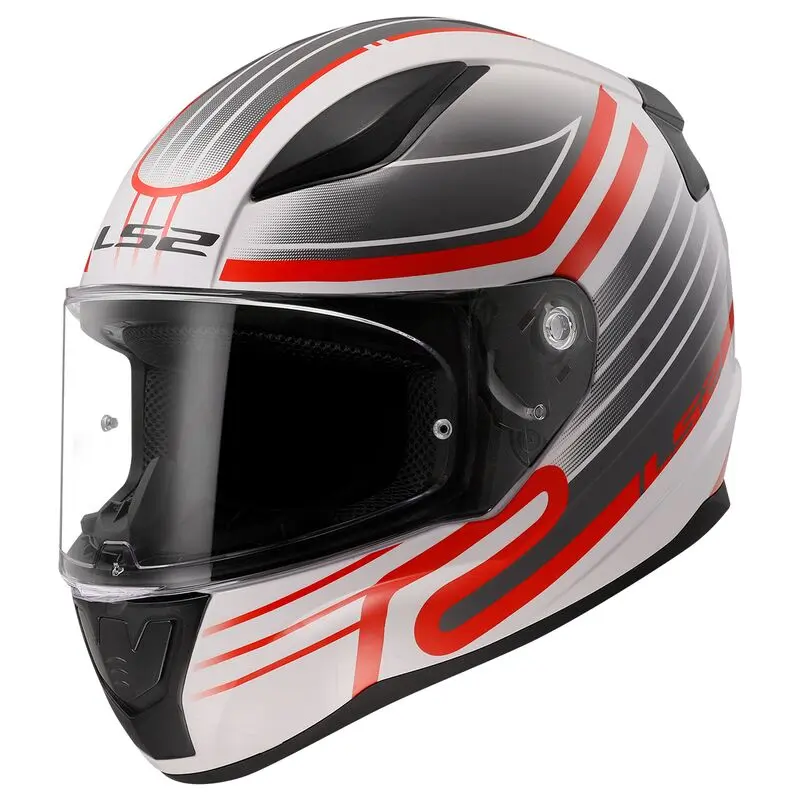 Kaciga LS2 Full Face FF353 RAPID II CIRCUIT belo crvena