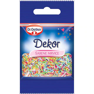 Dekorativne sarene mrvice Dr.Oetker 10g