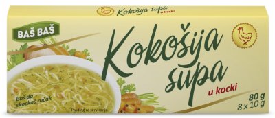 SUPA U KOCKI KOKOŠIJA BAŠ BAŠ 8X10G
SUPA U KOCKI KOKOŠIJA BAŠ BAŠ 8X10G