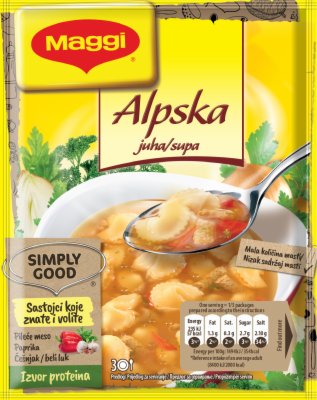 SUPA BISTRA ALPSKA MAGGI 46G
SUPA BISTRA ALPSKA MAGGI 46G