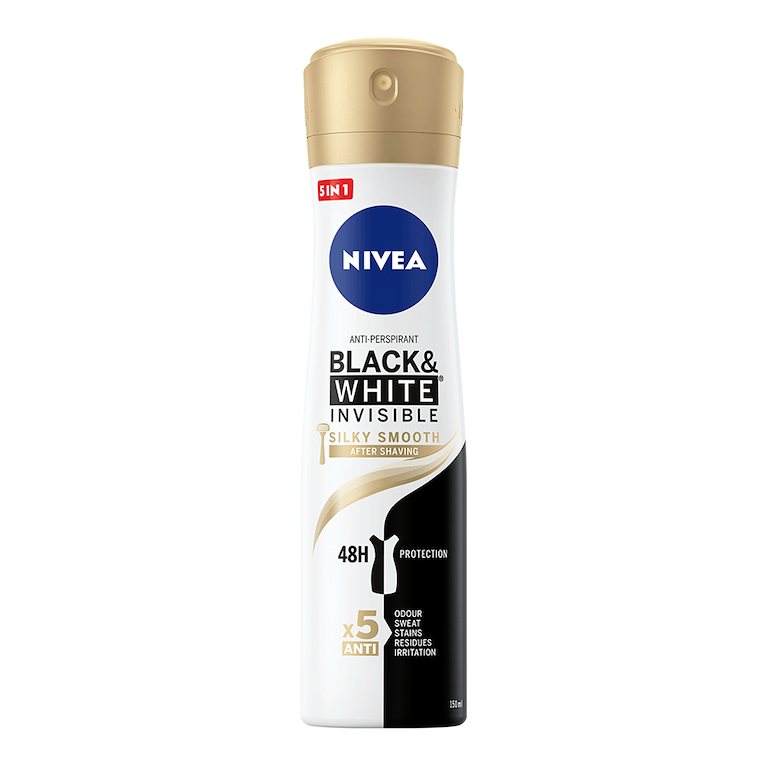 Dezodorans Nivea B&W Silky Smooth 150ml