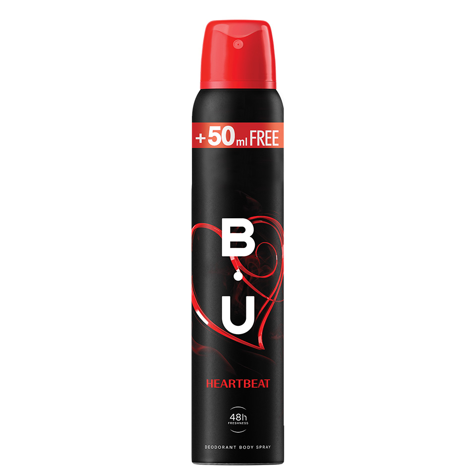 Dezodorans BU heartbeat 150+50ml