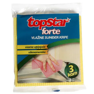 Sundjer-krpa Top Star Forte 3kom