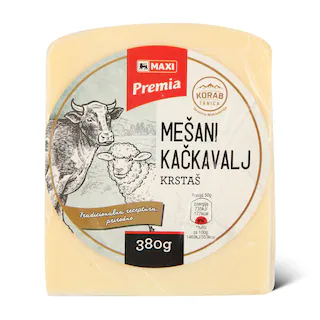 Mesani kackavalj Krstas Maxi 380g