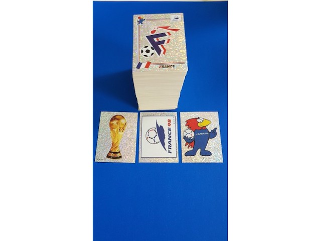 1998 WORLD CUP FRANCE 98 - Kompletan set slicica (MINT)