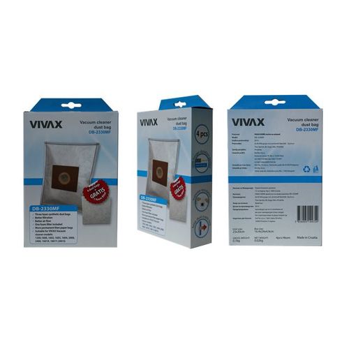 VIVAX HOME kese za usis. sint. (4kom/pak) + filter DB-2330MF