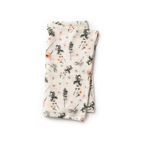 Elodie Details meadow blossom bamboo muslin pelena