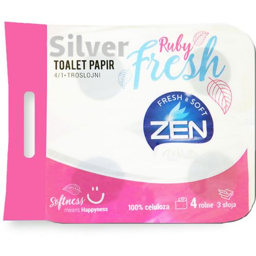 Zen toalet papir 4/1 SIlver Fresh 3 sloja