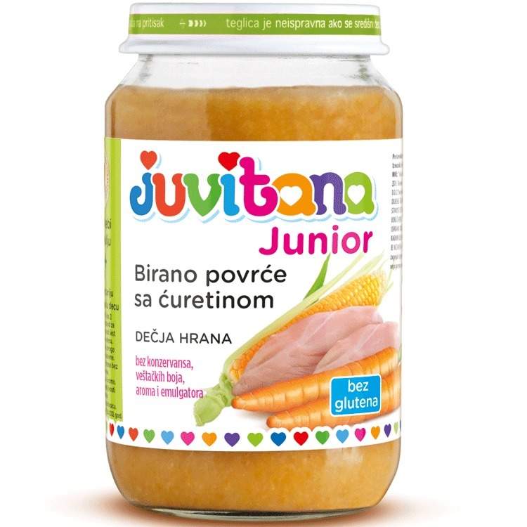 Juvitana kašica povrće i ćuretina 190g