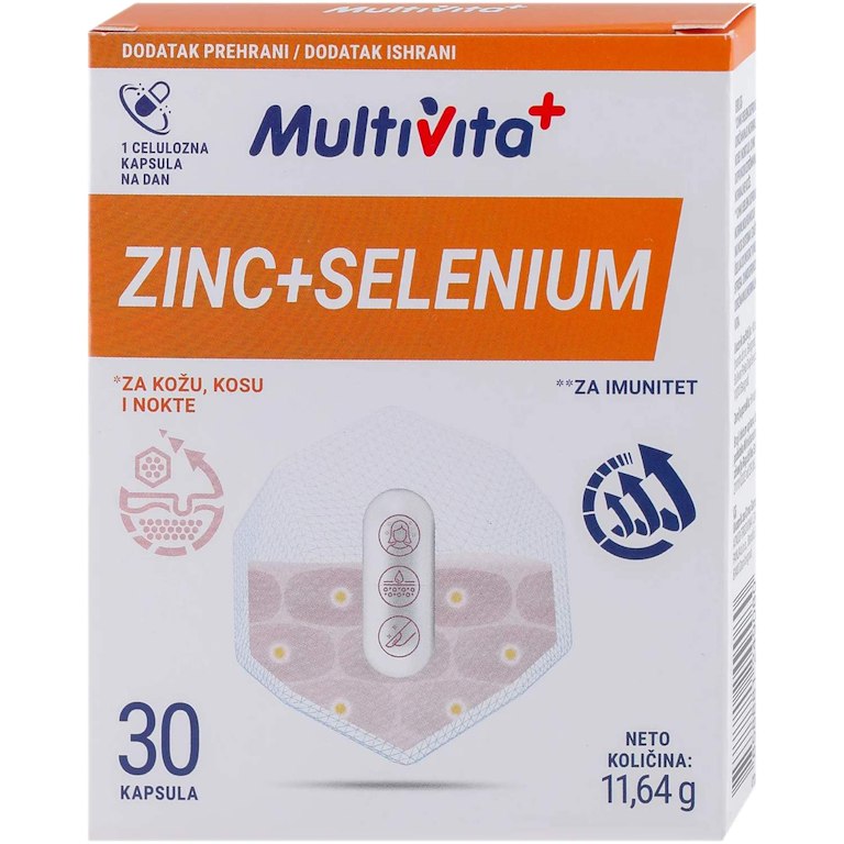 Multivita kapsule cink+selen 30/1 multivita