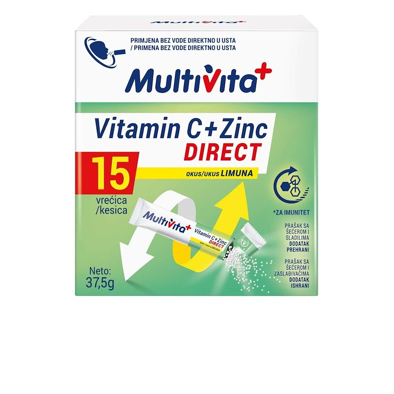 Multivita vitamin c+zinc direct 15/1 multivita