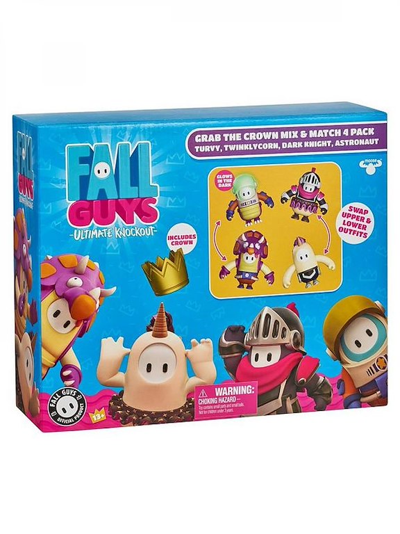 FALL GUYS FIGURA 4PCS 25X30,5CM