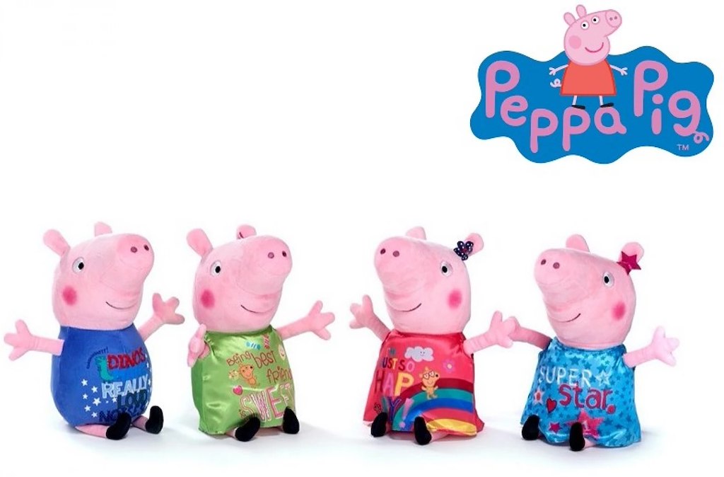 PEPPA PRASE PLIS 30CM S3 4 ASS CENA ZA 1 KOM