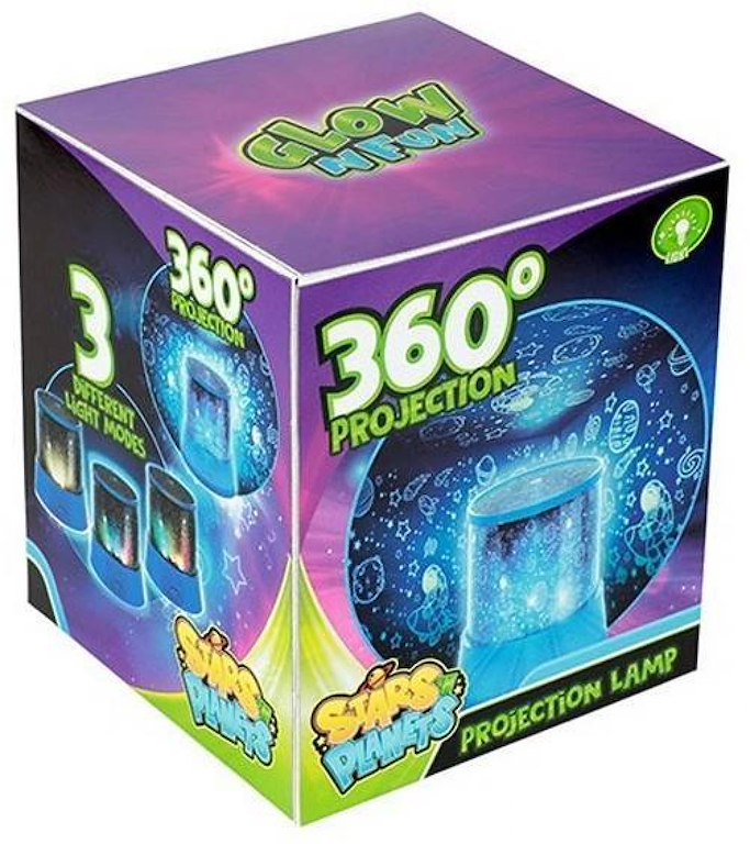 GLOW N FUN PROJECTION LAMPA GALAXY