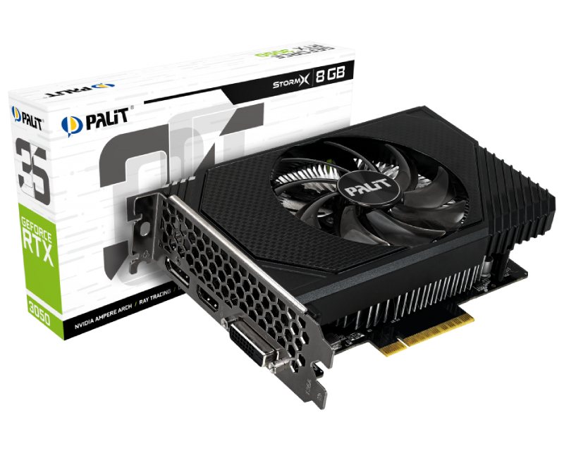 PALIT nVidia GeForce RTX 3050 8GB 128bit RTX3050 StormX grafička karta