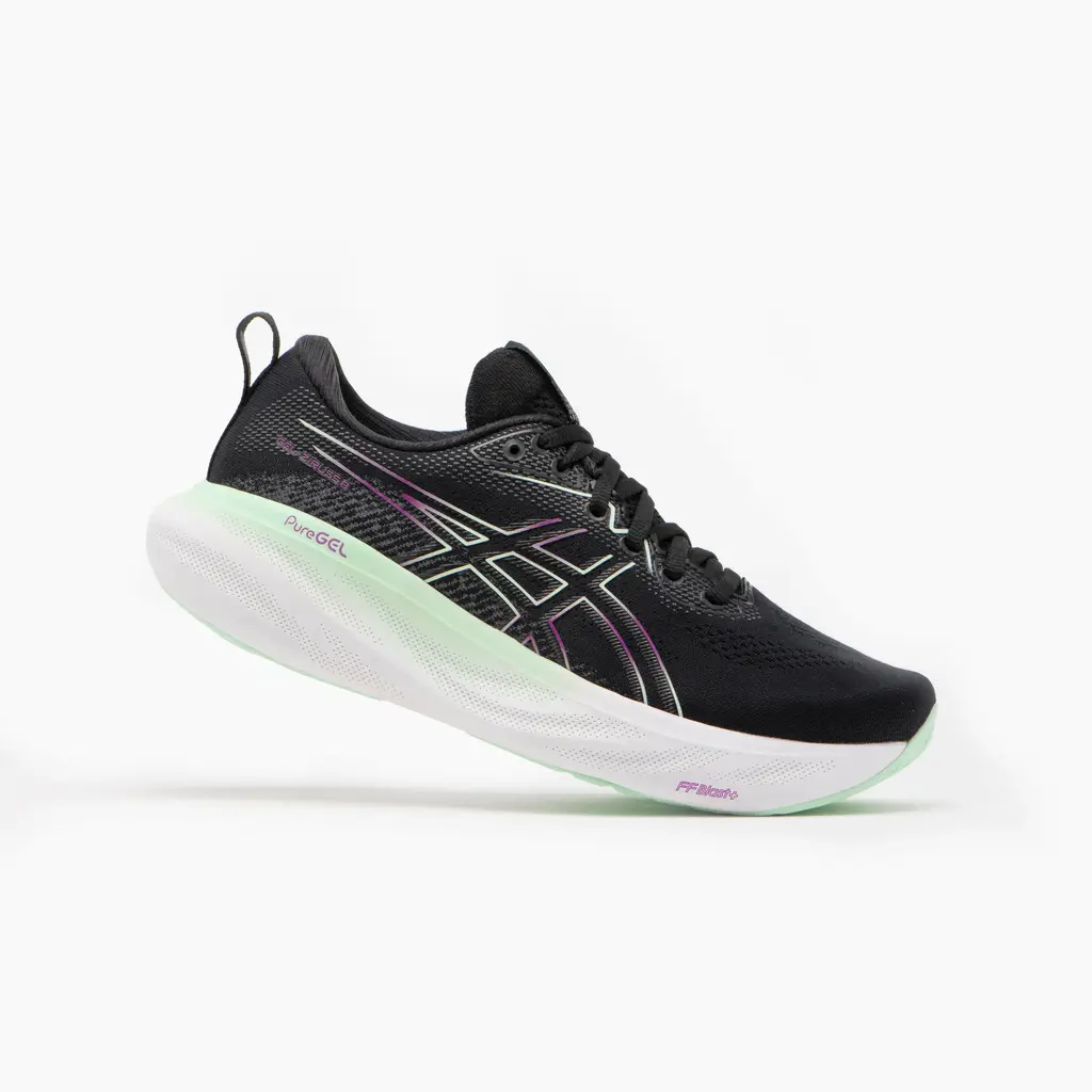 PATIKE ZA TRČANJE ASICS GEL-ZIRUSS 8 ŽENSKE - CRNO/LJUBIČASTE