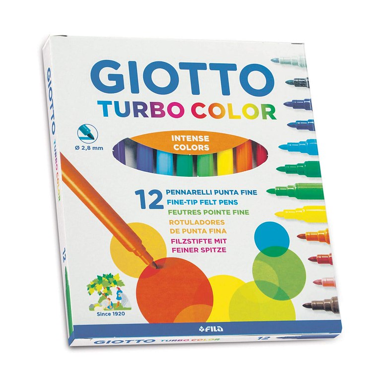 FLOMASTER TURBOCOL GIOTTO 12/1 1007