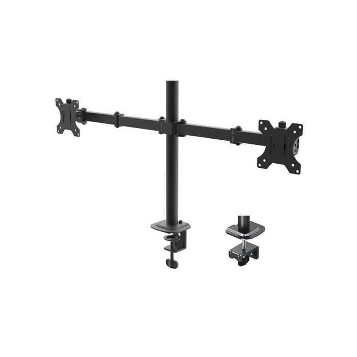 Alpha dual 10-32 Desk mount 2x 10-32,10 kg,Rotacija:360,Tilt 90,VESA100x100