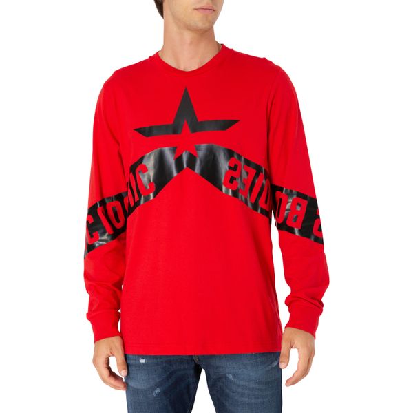 DIESEL T-SHIRT T-JUST-LS-STAR PULLOVER - MEN'S
