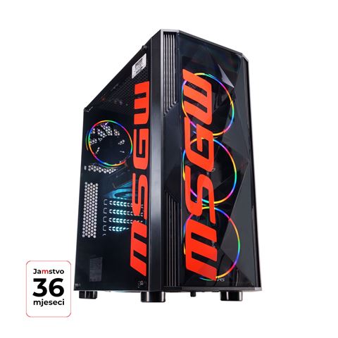 MSG Računar GAMER i5-12400F, 16GB, 3050 8GB, SSD 1TB, FreeDOS