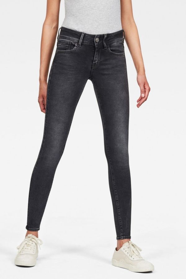 JEANS - G-STAR LYNN MID SUPER SKINNY WMN DARK GREY