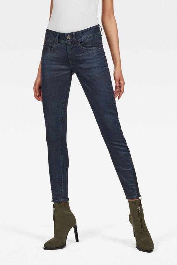 JEANS - G-STAR LYNN ZIP MID SKINNY ANKLE WMN NEW DARK BLUE