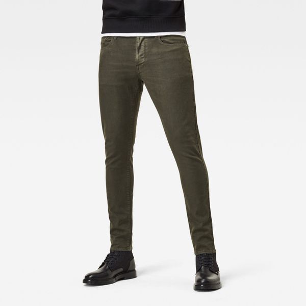 G-STAR JEANS - 3301 SLIM COJ GREEN