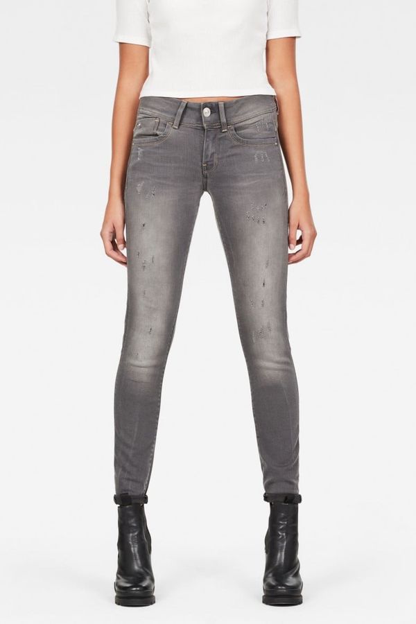 JEANS - G-STAR LYNN MID SKINNY WMN NEW GREY