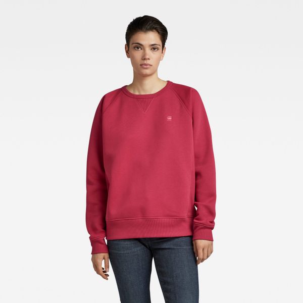 G-STAR SWEATSHIRT - PREMIUM CORE 2.0 R SW WMN RED
