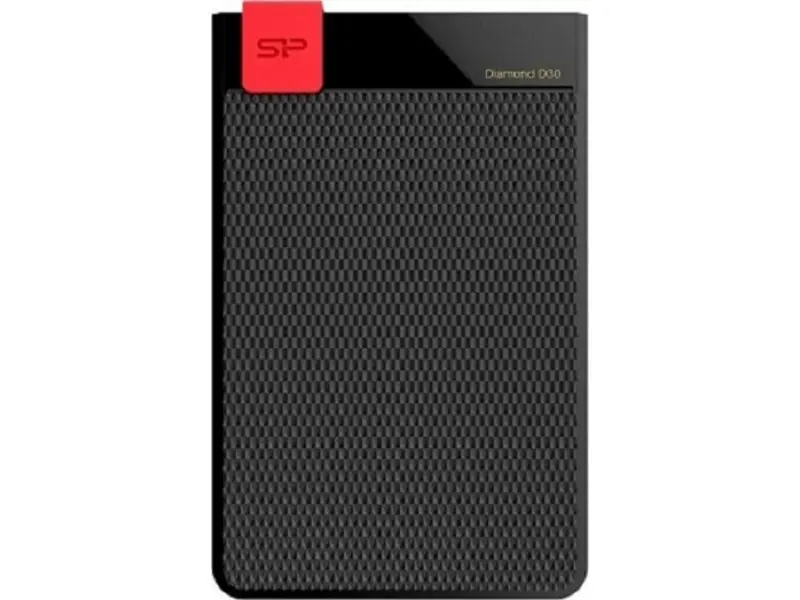 SILICON POWER Diamond D30 Prenosivi HDD, 2TB, USB 3.2, Gen.1, IPX4 Protection, Crni