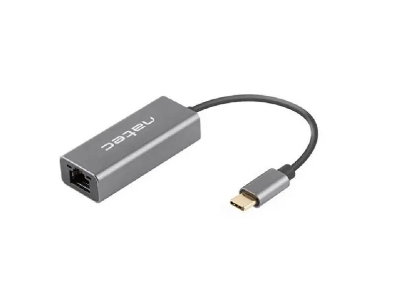 NATEC NNC-1925 Cricket Adapter USB Type-C na Gigabit Ethernet 10/100/1000Mbps