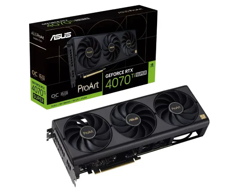 ASUS nVidia GeForce RTX 4070 Ti SUPER 16GB 256bit PROART-RTX4070TIS-O16G grafička karta