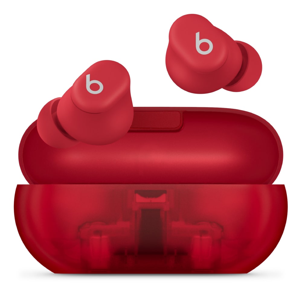 BEATS Solo Buds TWS Transparent Red Bežične bubice