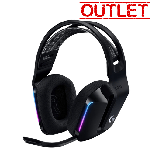 LOGITECH Bežične gejmerske slušalice G733 LIGHTSPEED WIRELESS RGB (Crne) 981 000864 OUTLET