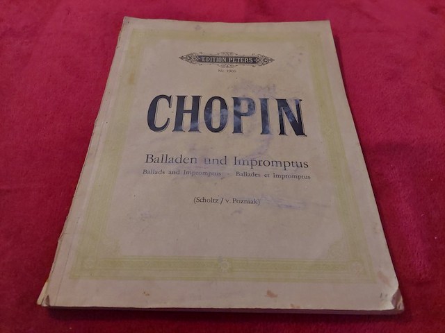 Chopin Šopen note