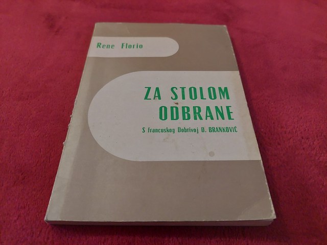 Za stolom odbrane Rene Florio