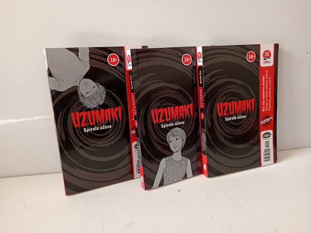 Uzumaki - komplet 3 stripa