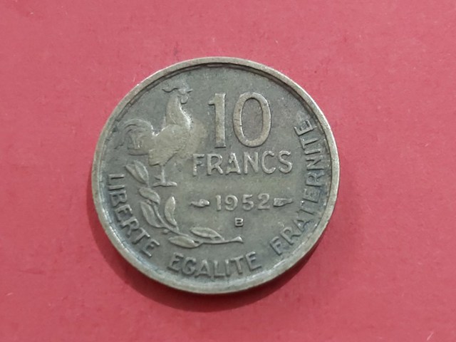 Francuska  - 10 francs 1952 god B