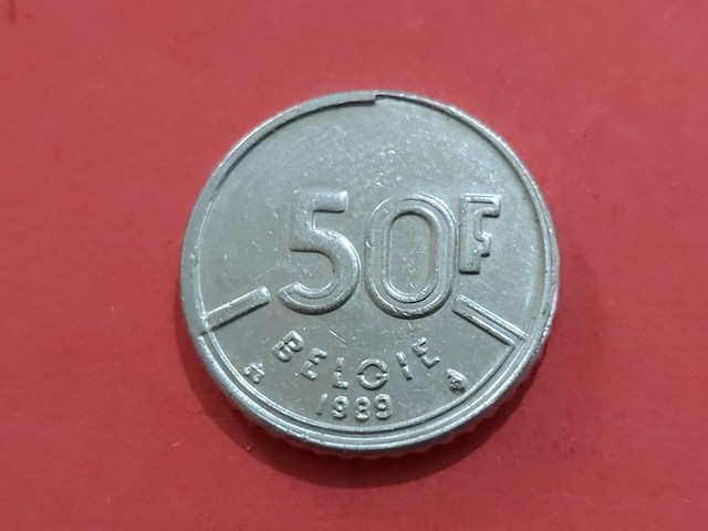 Belgija  - 50 francs 1989 god