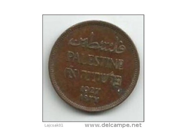 Palestine 1 mil 1927.